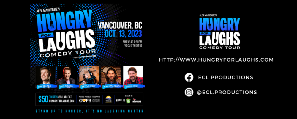 Hungry For Laughs Comedy Tour | Greater Vancouver Food Bank
